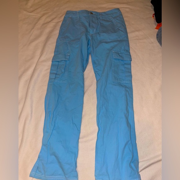 Pants & Jumpsuits | Light Blue Cargo Pants | Poshmark